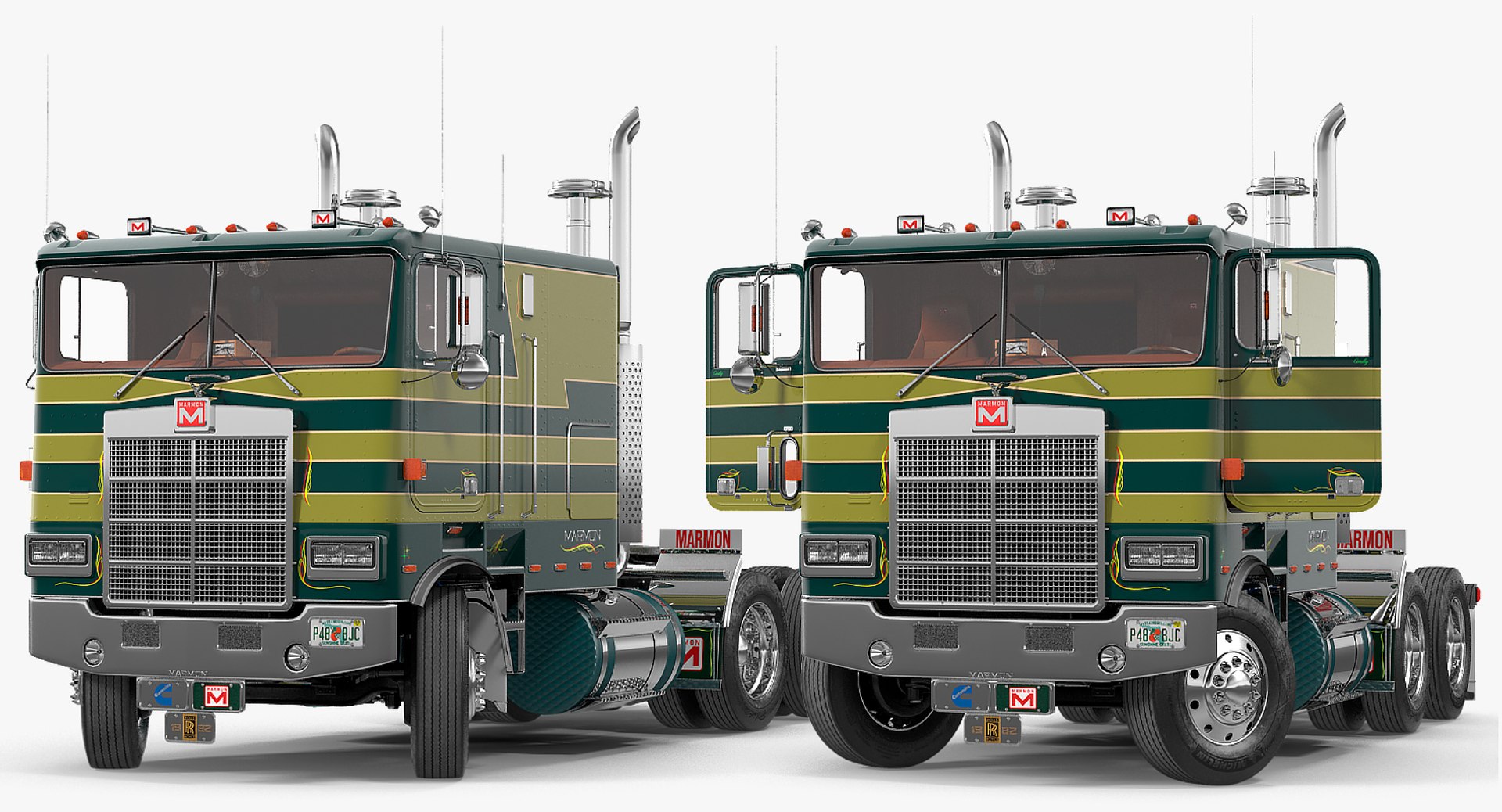 3D marmon 110p truck rigged model - TurboSquid 1410558