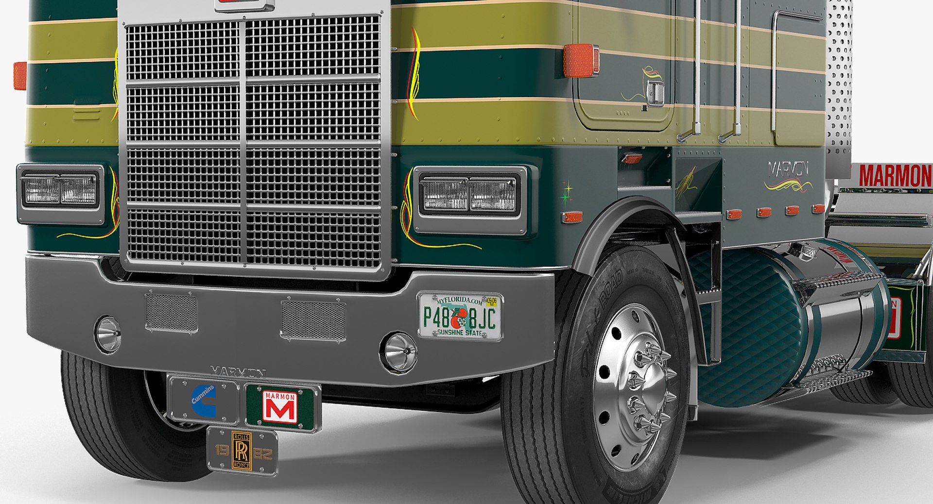 3D marmon 110p truck rigged model - TurboSquid 1410558