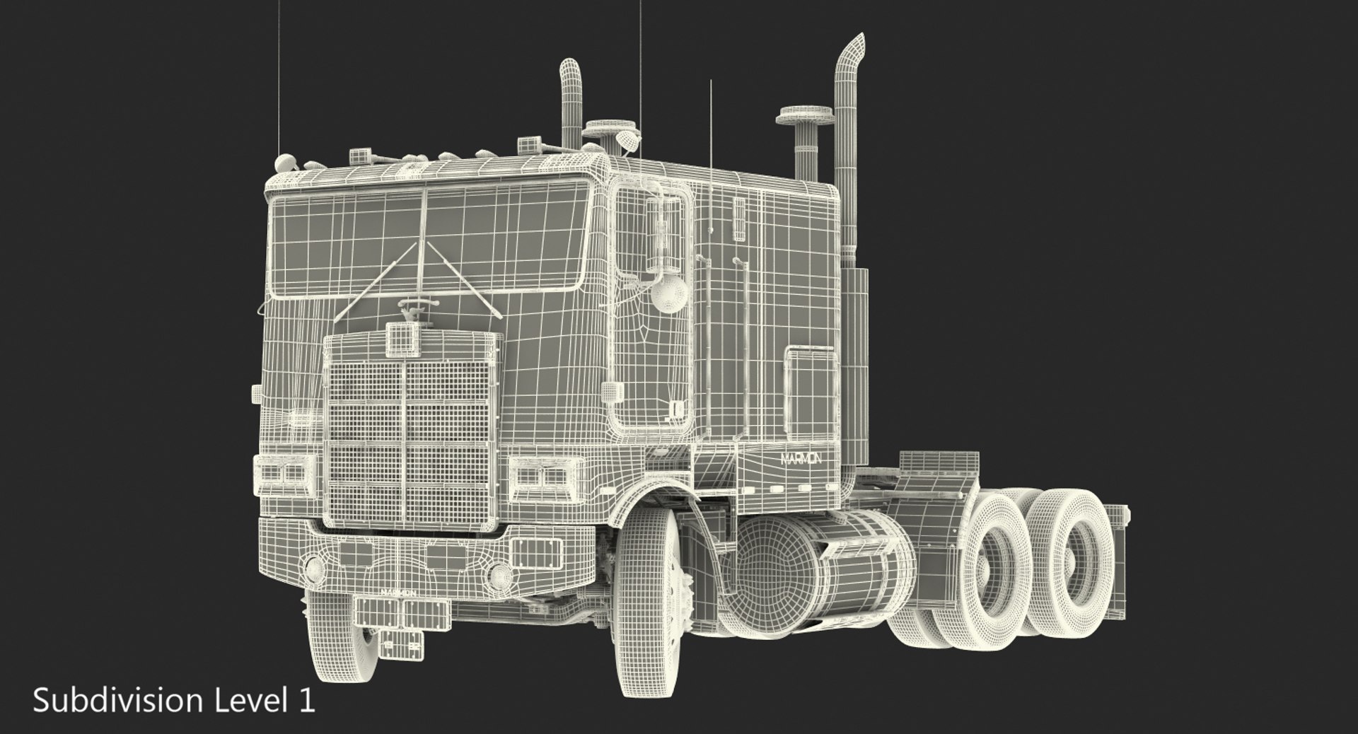 3D marmon 110p truck rigged model - TurboSquid 1410558