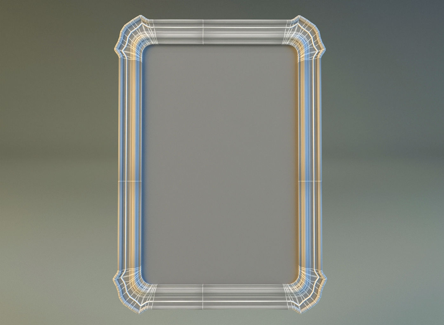 free wall mirror 3d model
