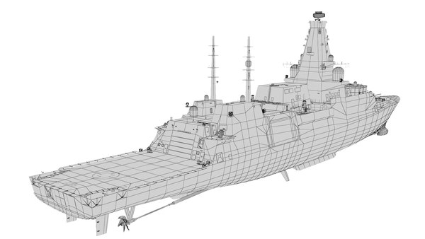 3D type 26 global combat ship model - TurboSquid 1551706