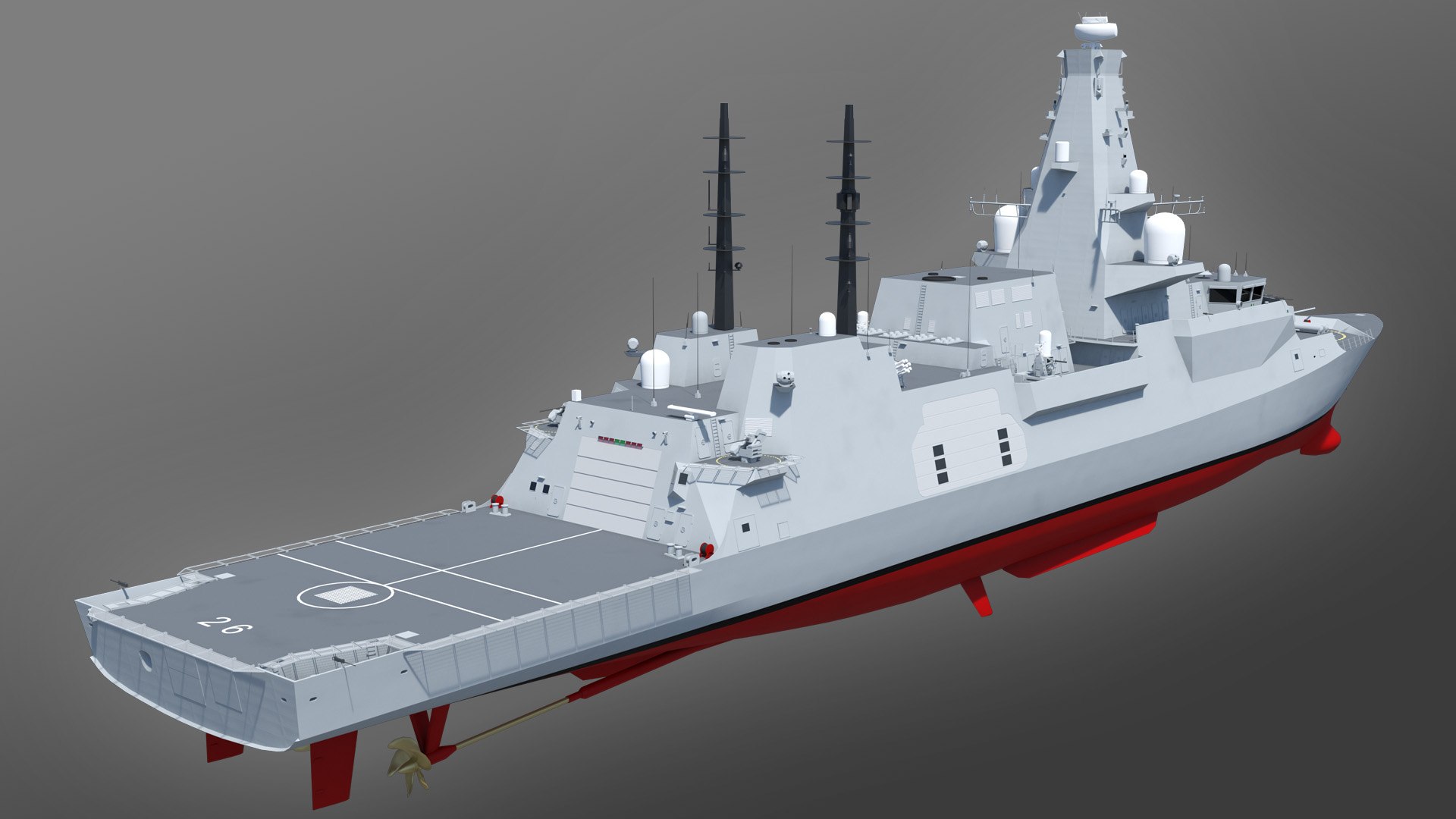 3D Type 26 Global Combat Ship Model - TurboSquid 1551706