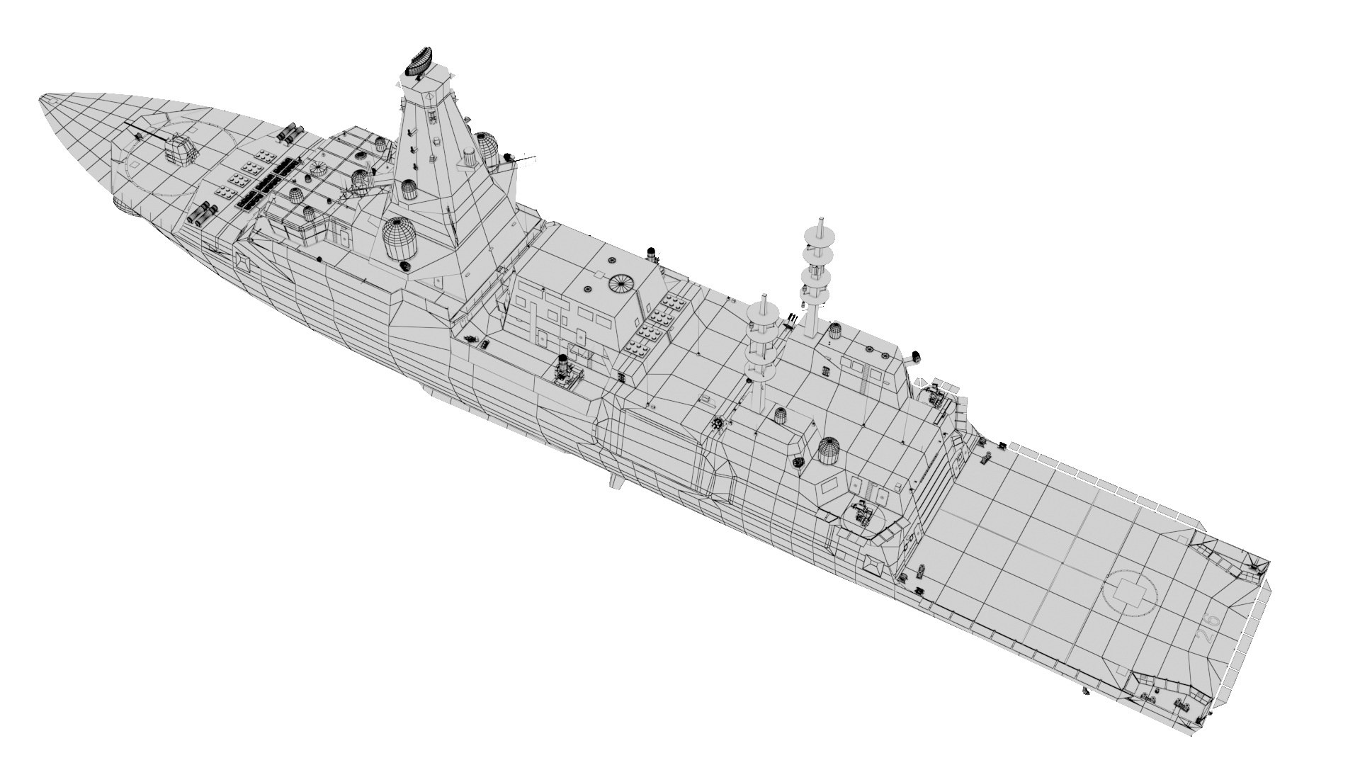 3D Type 26 Global Combat Ship Model - TurboSquid 1551706