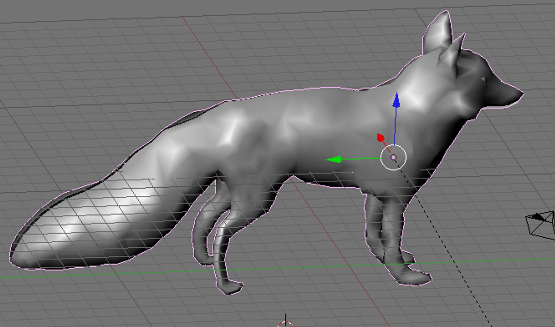 blender red fox