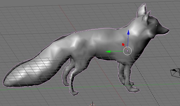 blender red fox