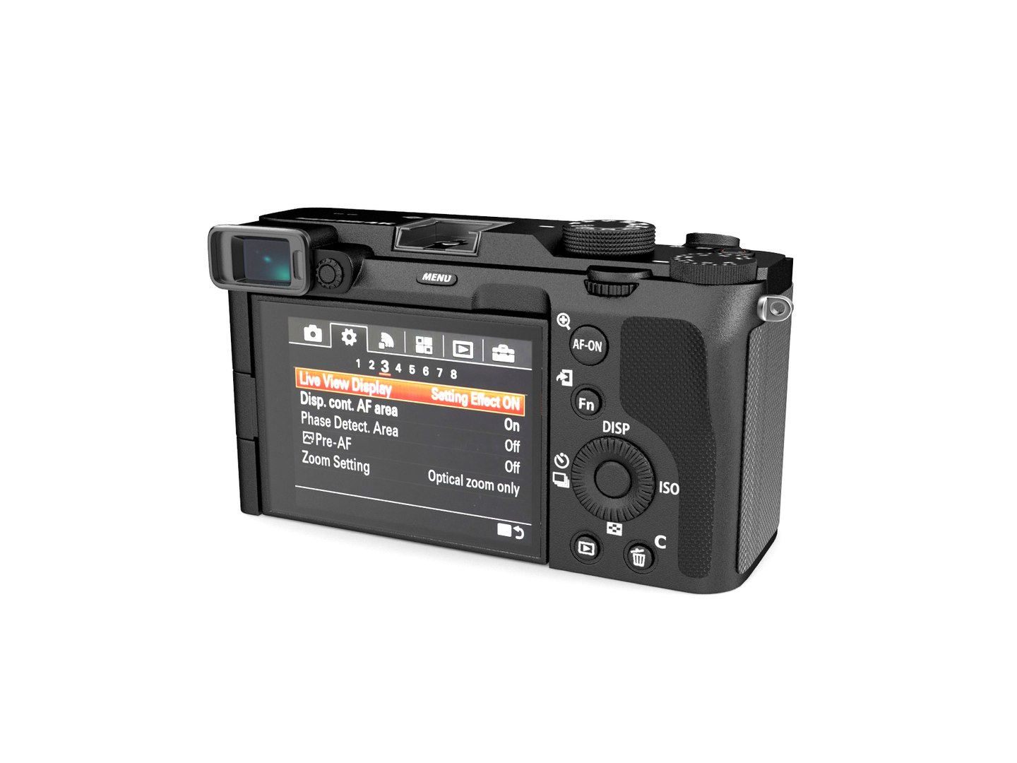 Sony A7c Compact Full-frame 3D Model - TurboSquid 1624511