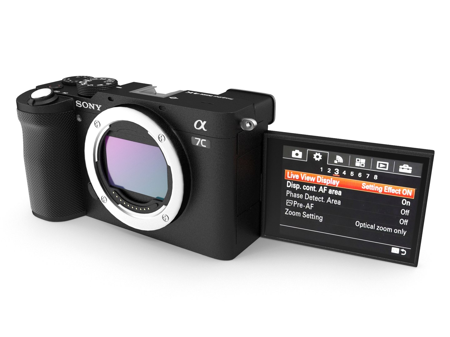 Sony A7c Compact Full-frame 3D Model - TurboSquid 1624511