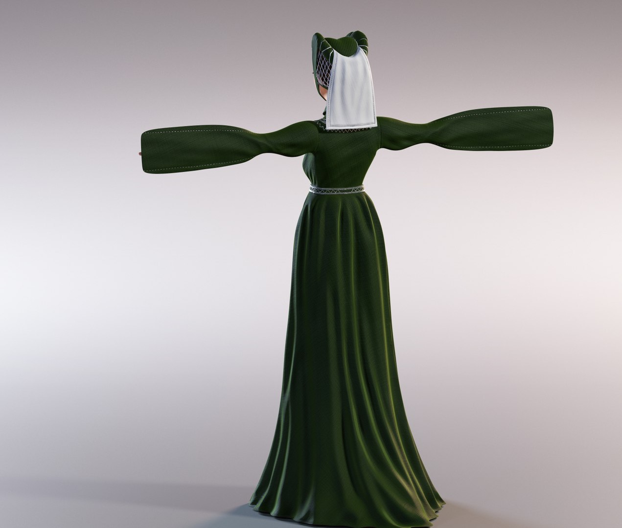 Medieval Lady Model - TurboSquid 1395673
