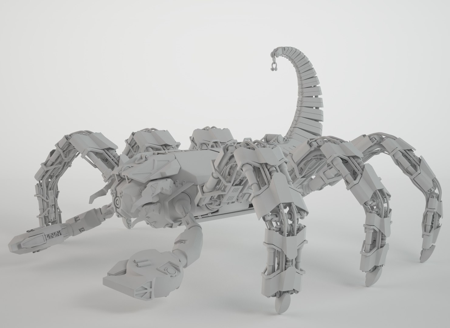 Robot Scorpion 3D Model - TurboSquid 1279520