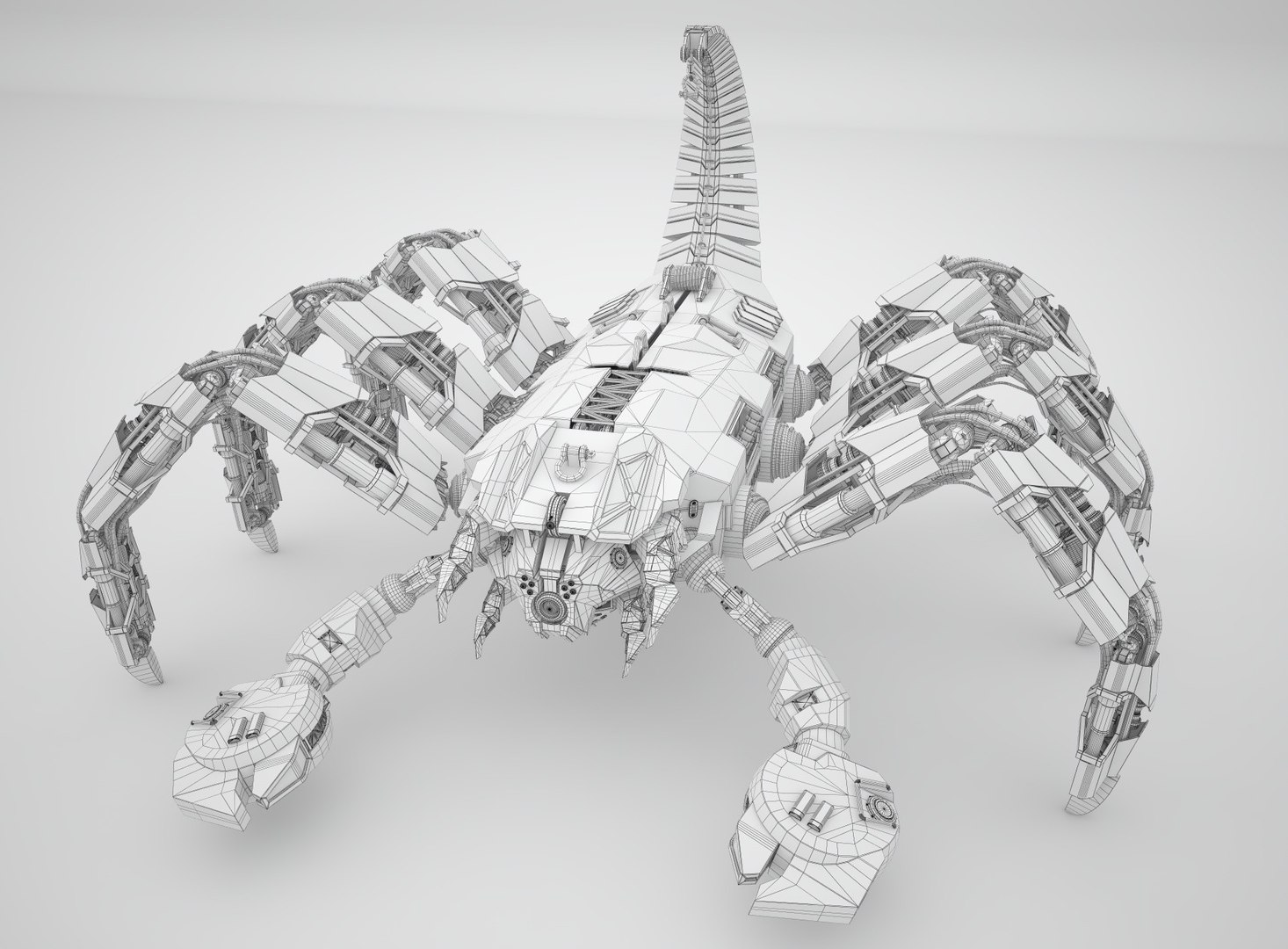 Robot Scorpion 3D Model - TurboSquid 1279520