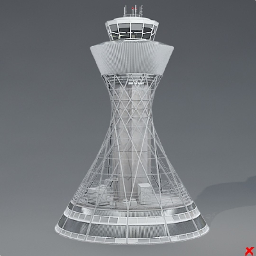 Control Tower 3d Max