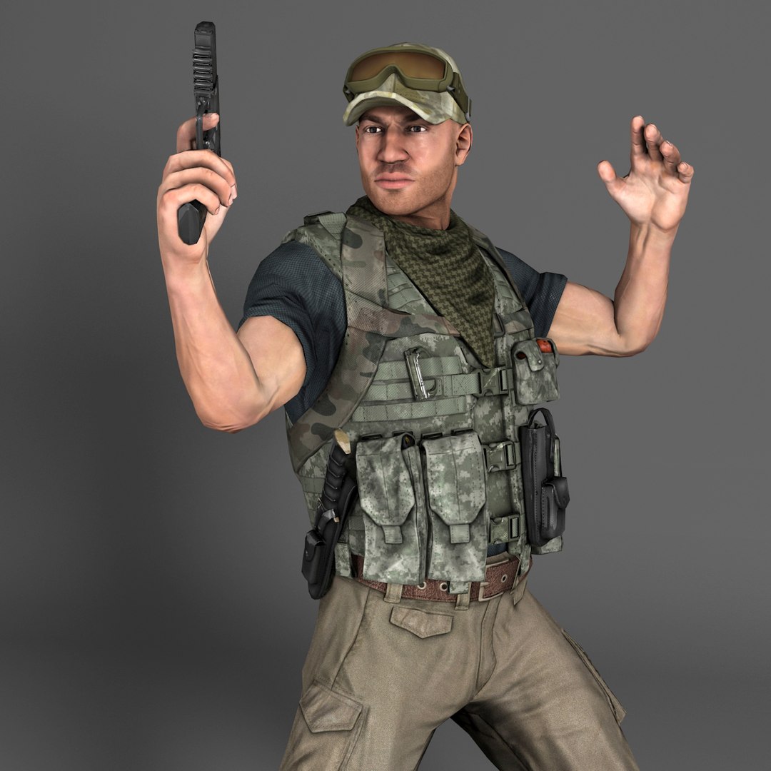 3d Soldier Mercenary