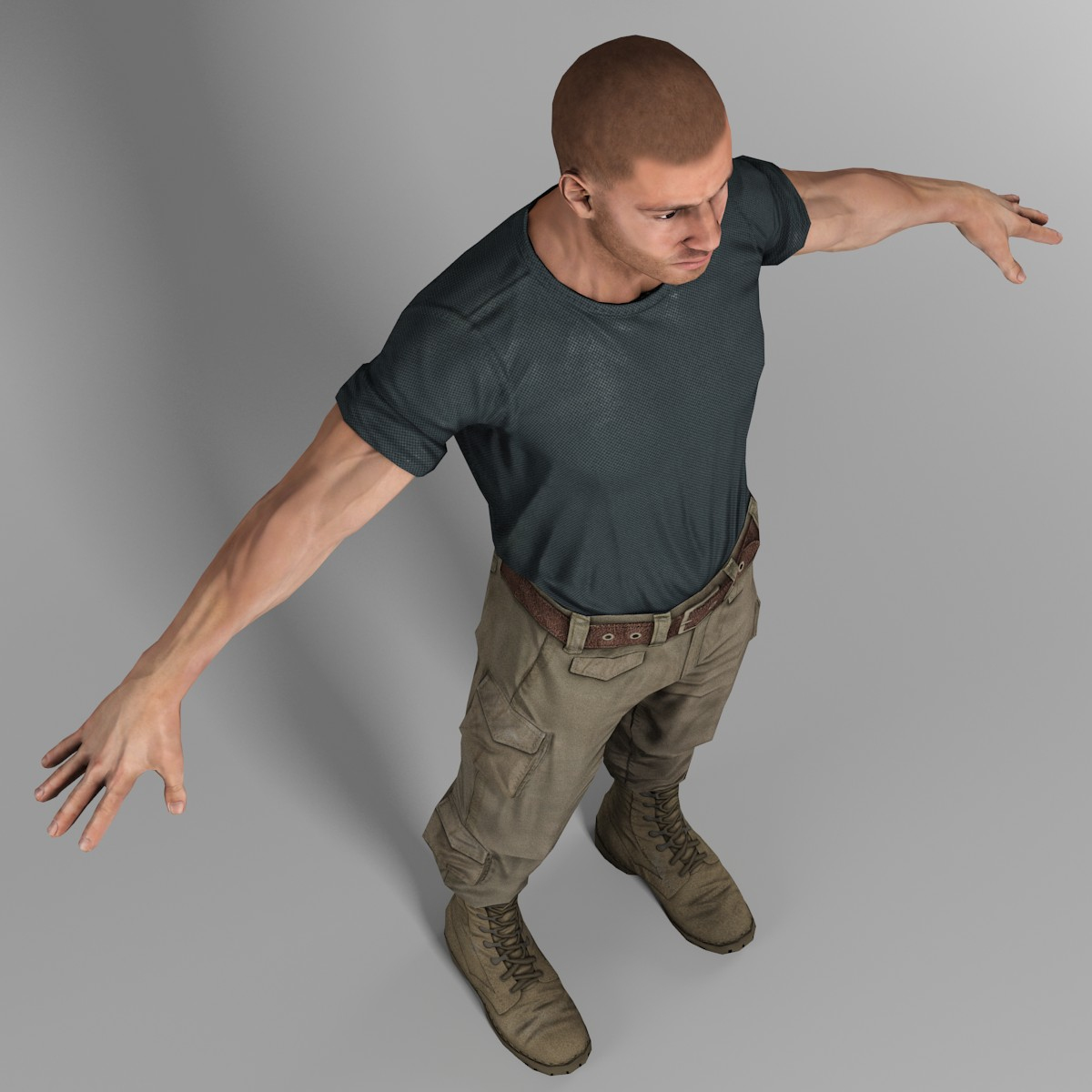 3d soldier mercenary