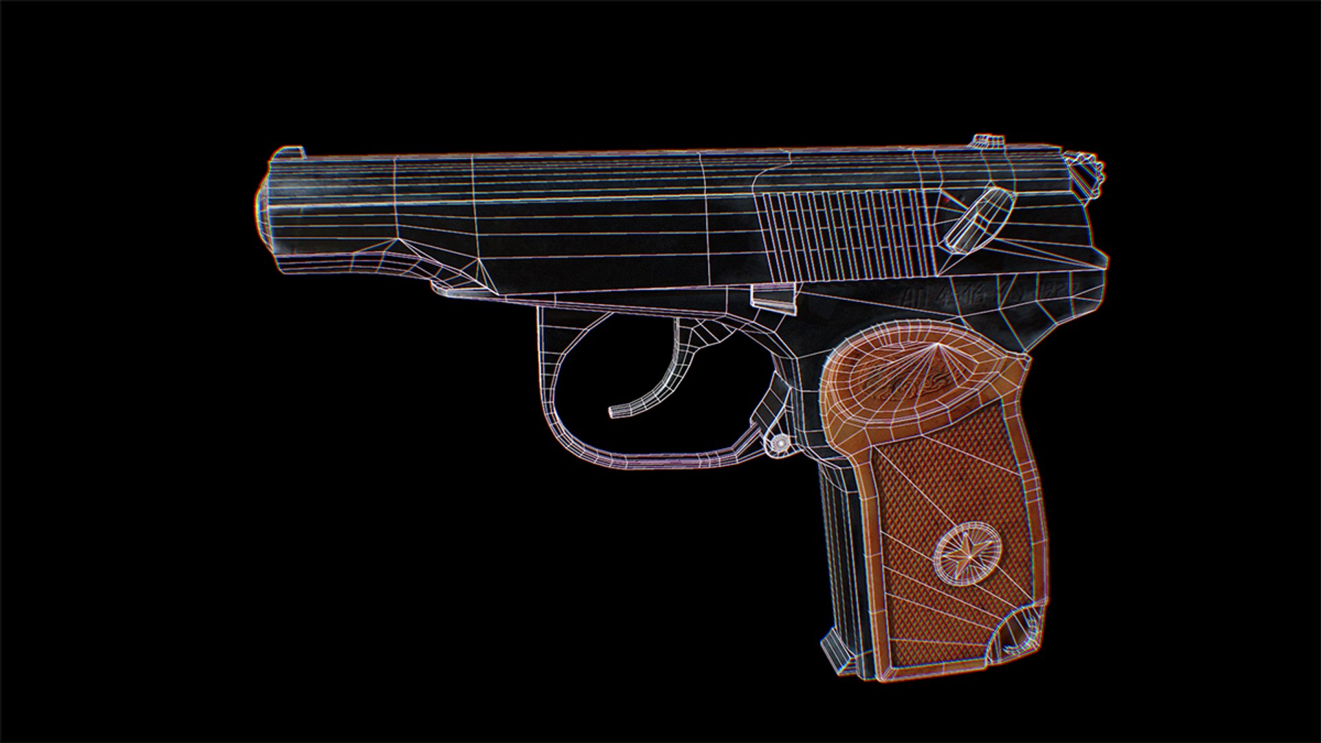 Pistol Makarov Weapons 3d Model