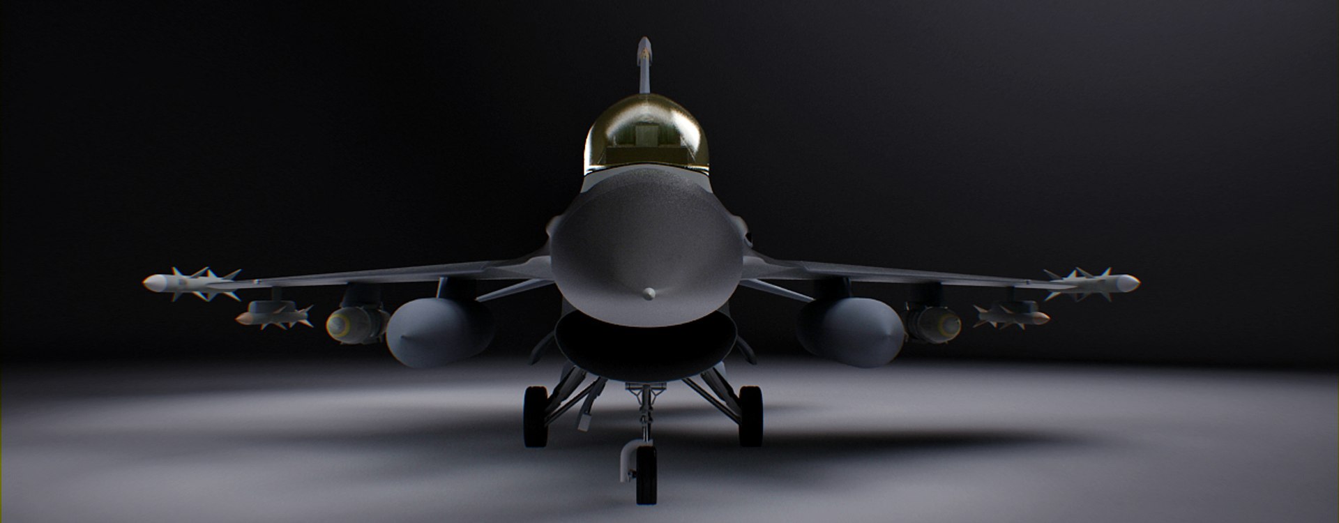 3d Martin F 16 Fighting Falcon Model