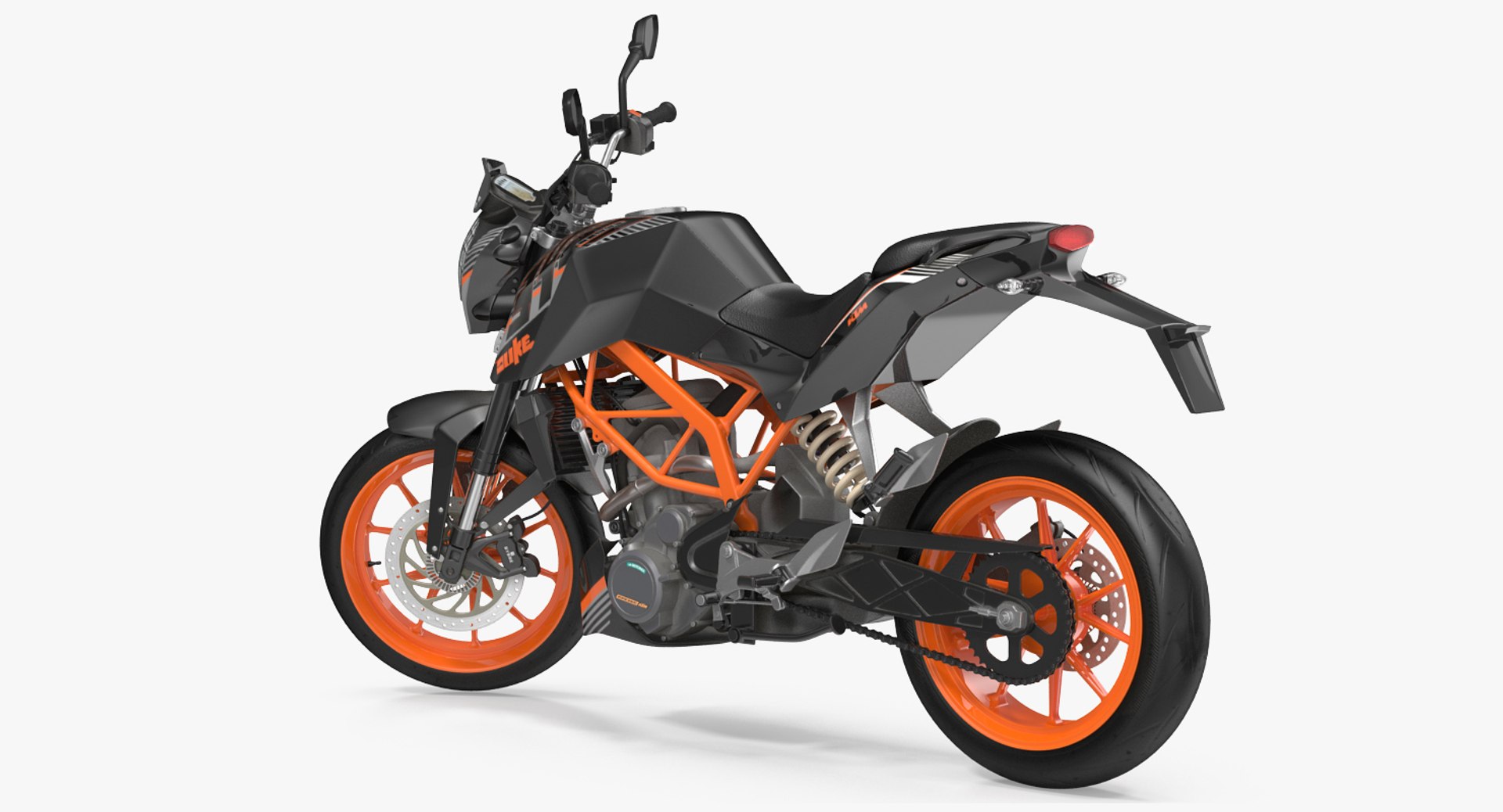 3d Max Motorcycle Ktm Duke 390