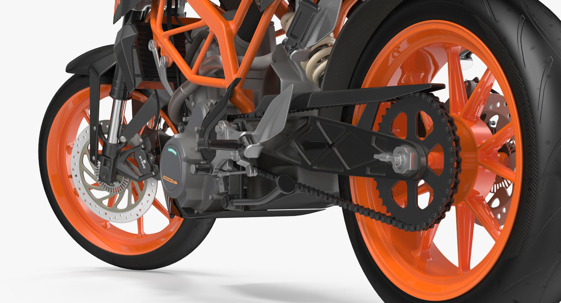3d Max Motorcycle Ktm Duke 390