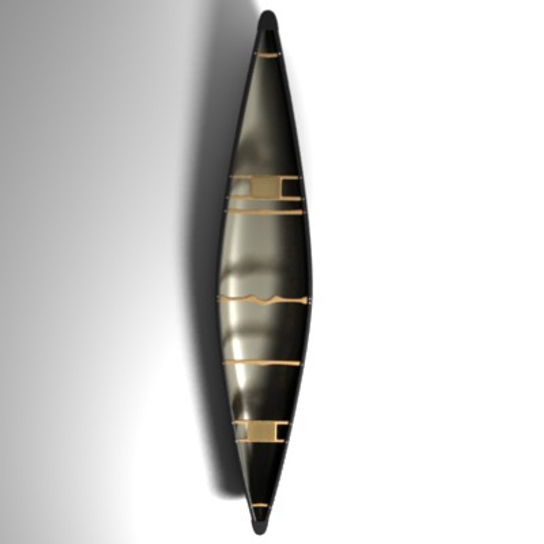 3d model bell canoe