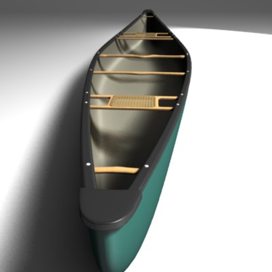3d model bell canoe