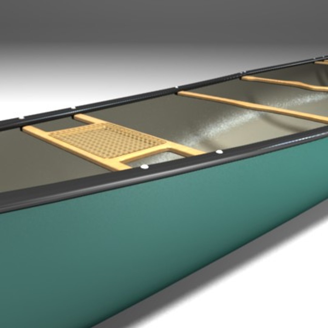 3d model bell canoe