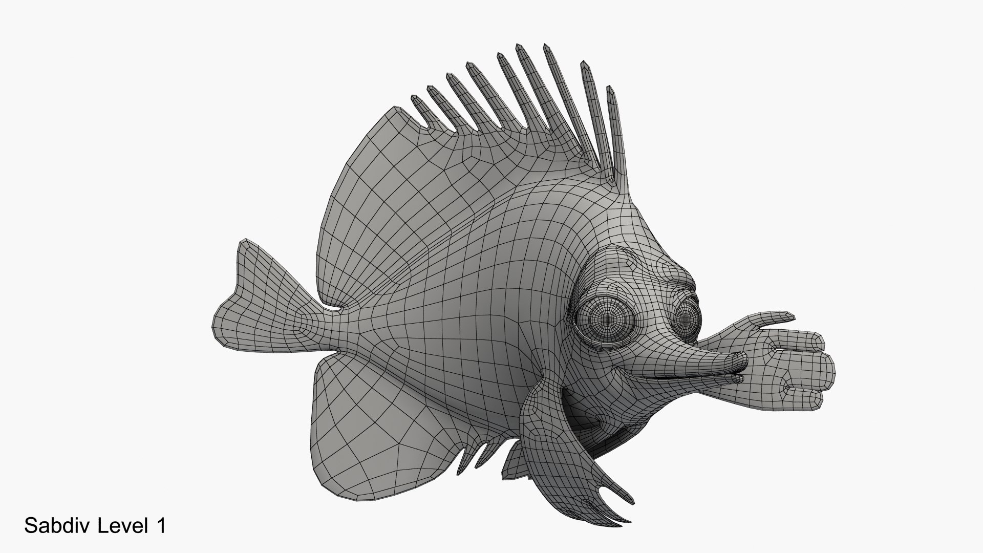 3D Rig Fish Forcipiger - TurboSquid 1574071