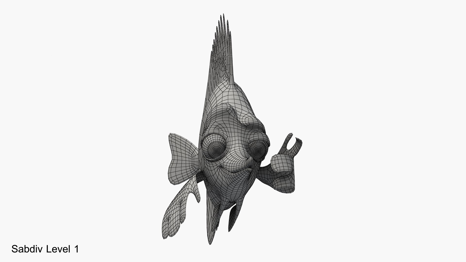3D Rig Fish Forcipiger - TurboSquid 1574071