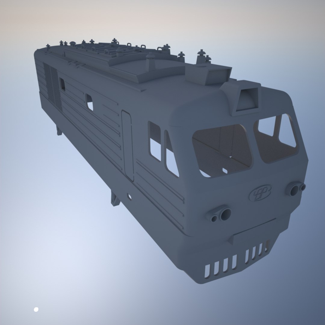 3d Model Russian Electric Locomotive Vl-10k