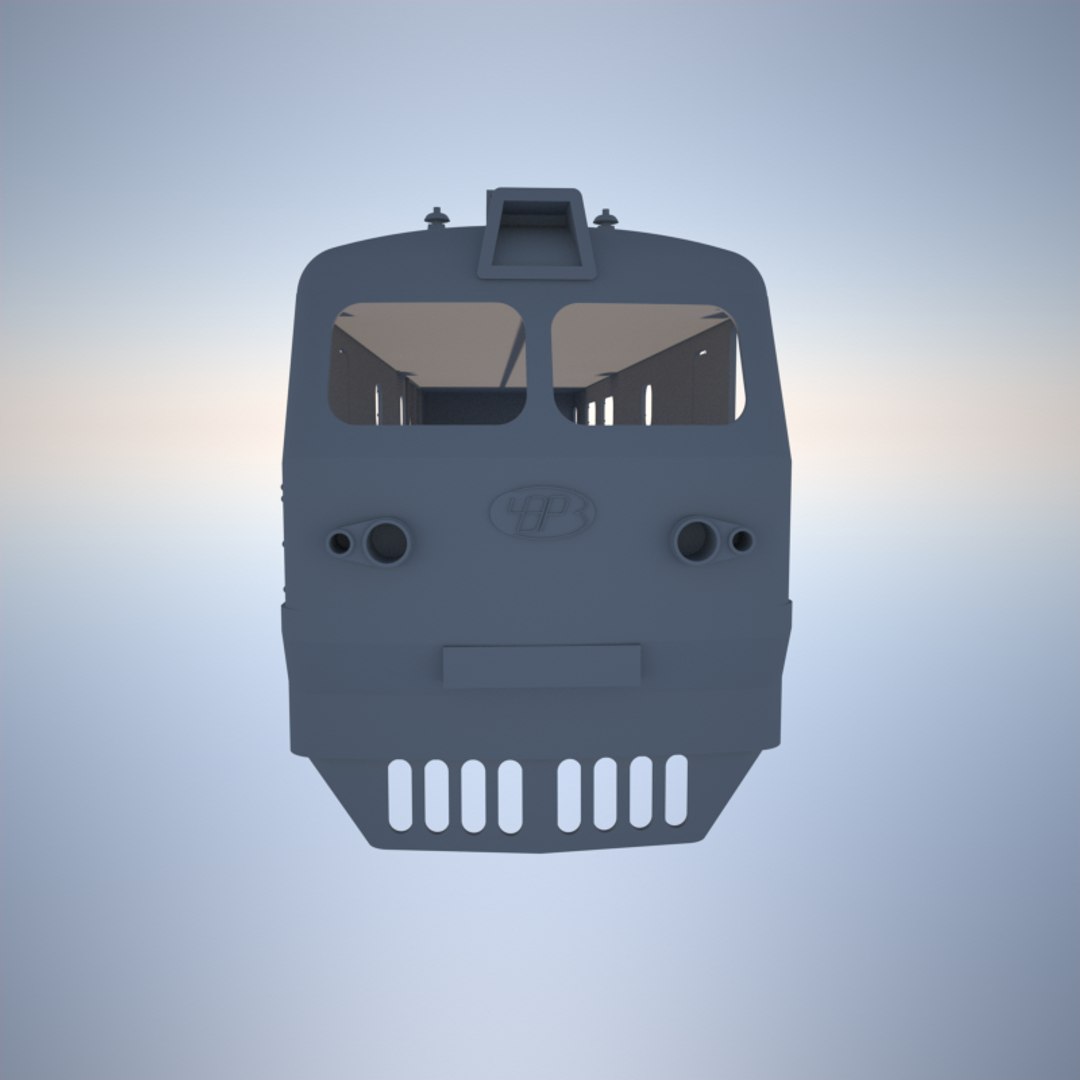 3d Model Russian Electric Locomotive Vl-10k