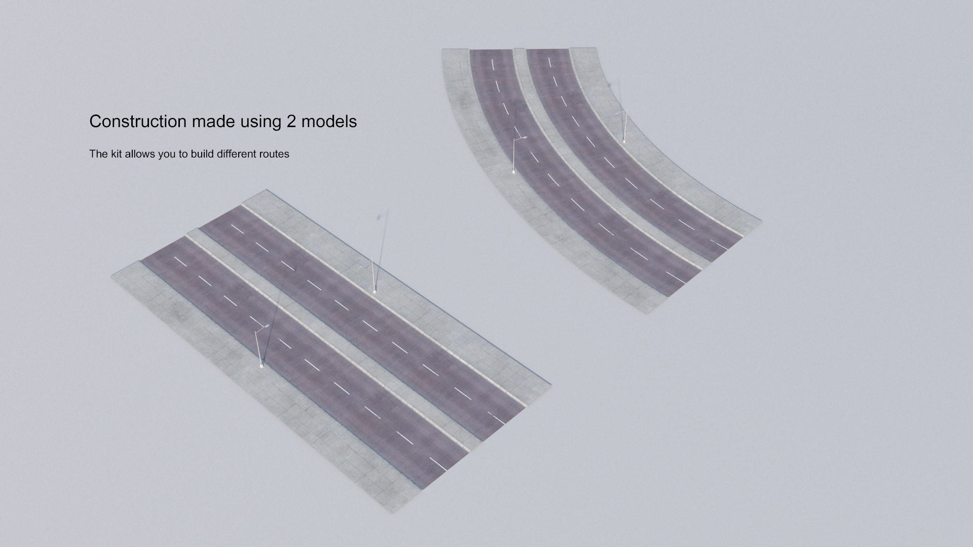 City Street 09 PBR Roundabout 3D Model - TurboSquid 2326477