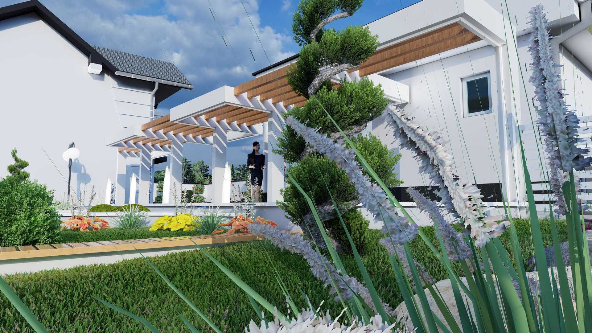 3D Outdoor Garden Model - TurboSquid 2082271