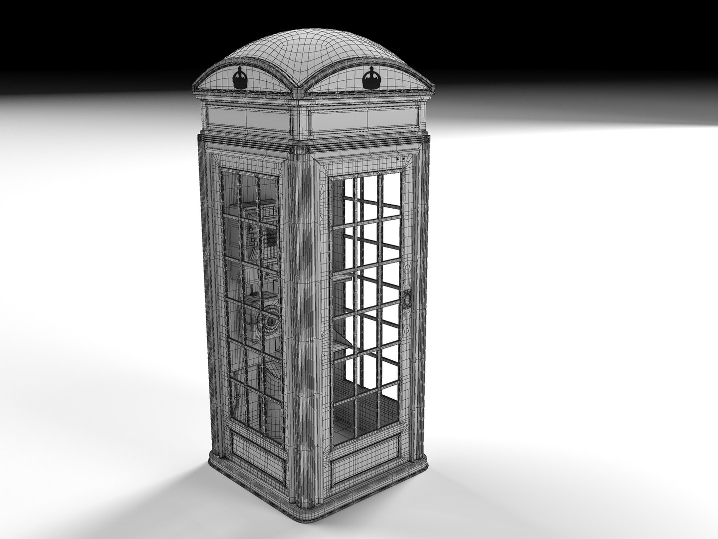 Telephone Box Model - TurboSquid 1518115