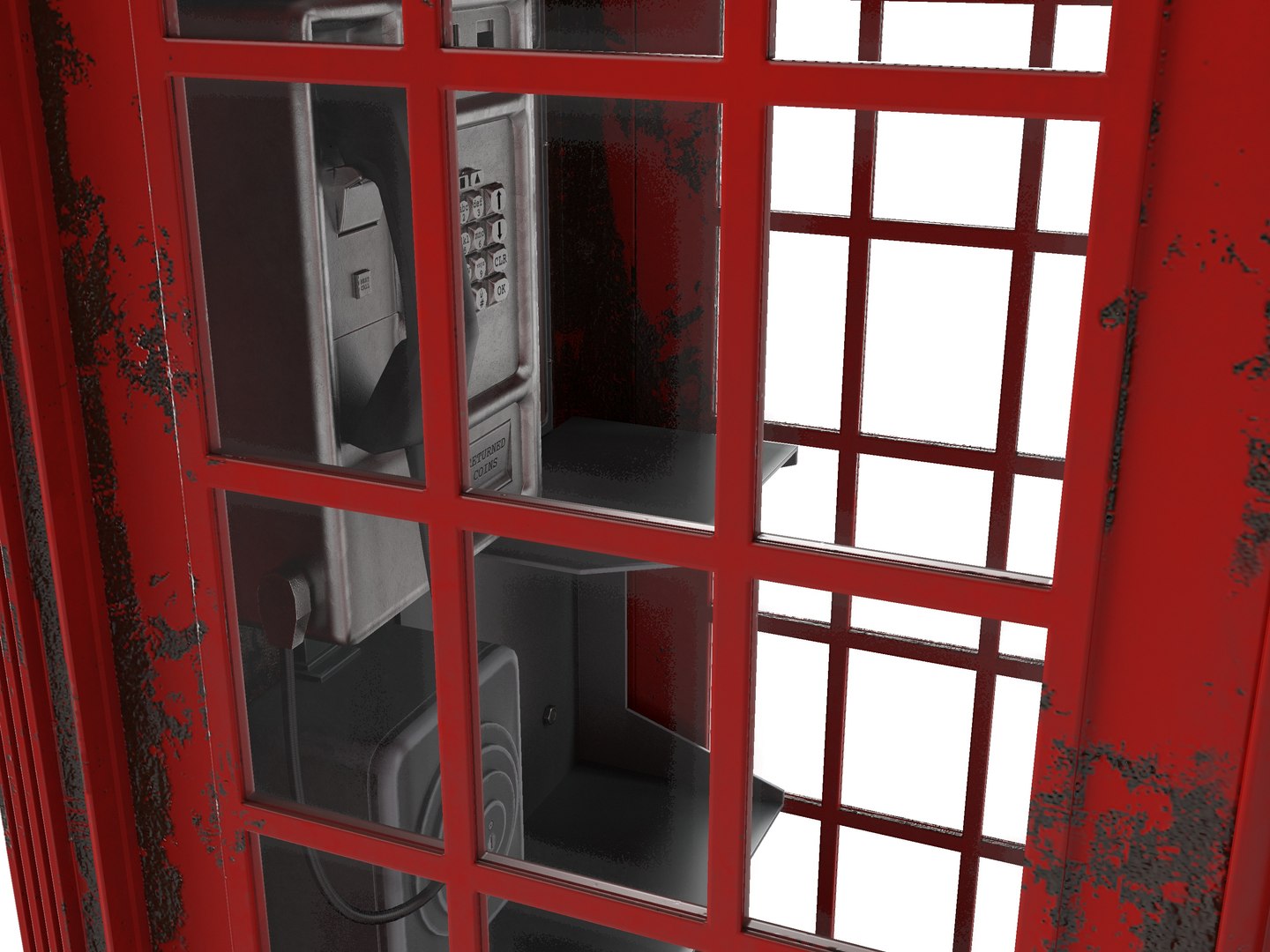 Telephone Box Model - TurboSquid 1518115