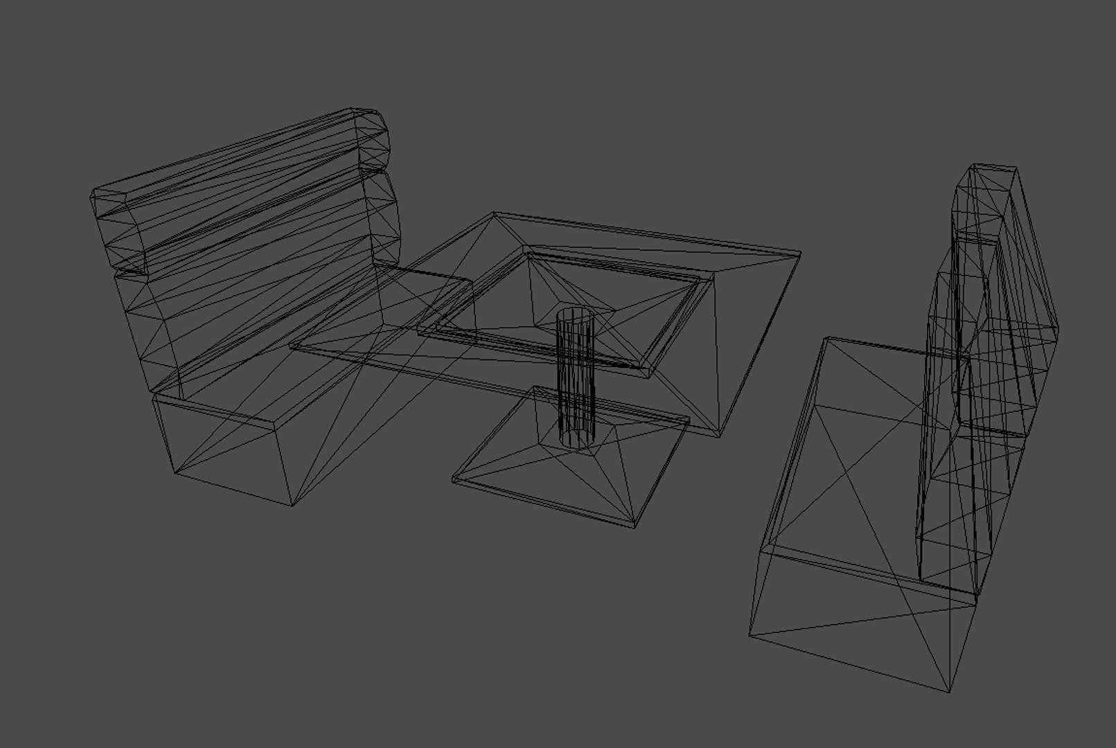 Bistro Table 3D Model - TurboSquid 1317857