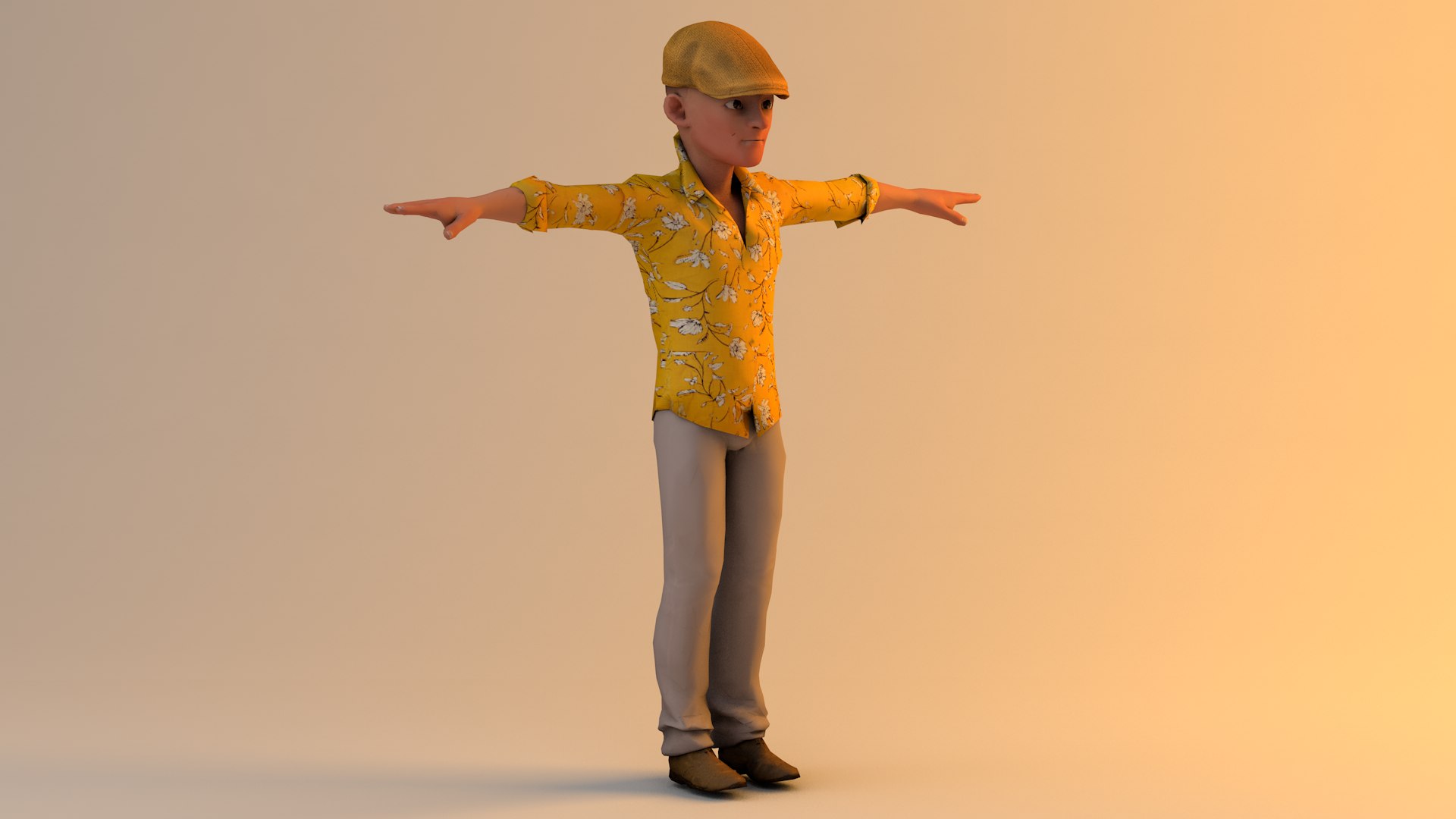 3D Low Poly Male Character 3D Model - TurboSquid 1729460