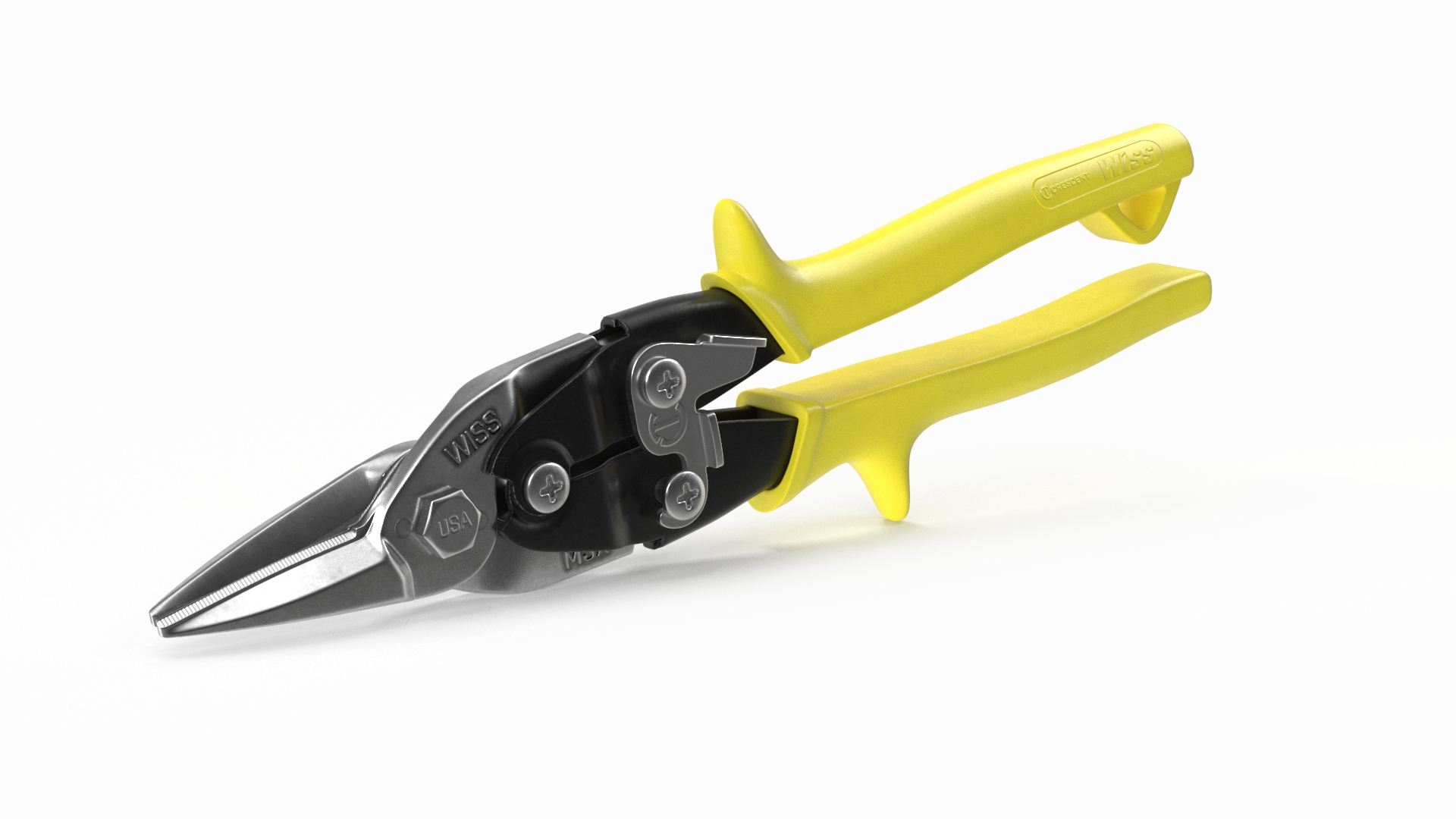 Metal Scissors Wiss Yellow 3D - TurboSquid 2236640