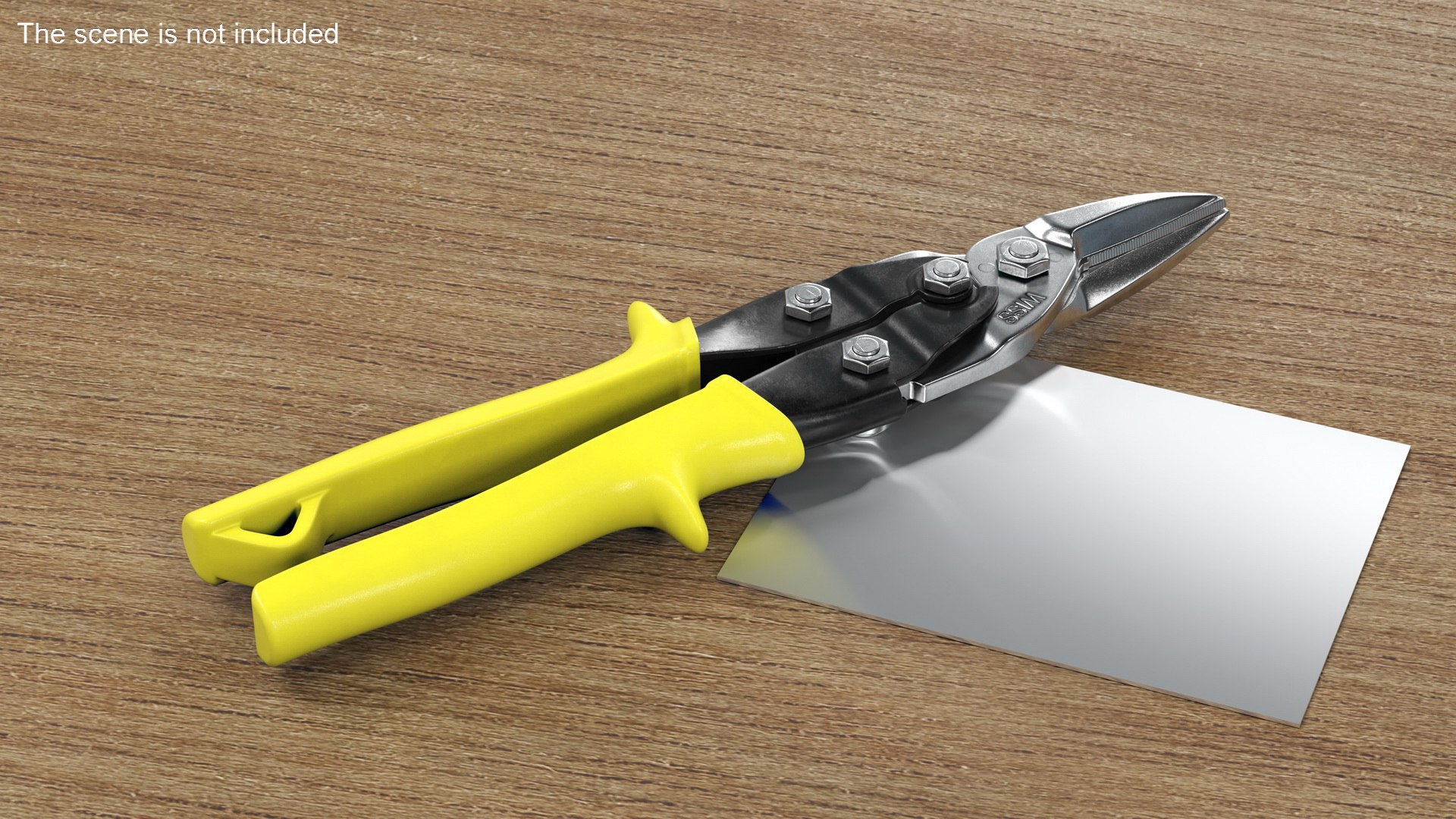 Metal Scissors Wiss Yellow 3D - TurboSquid 2236640