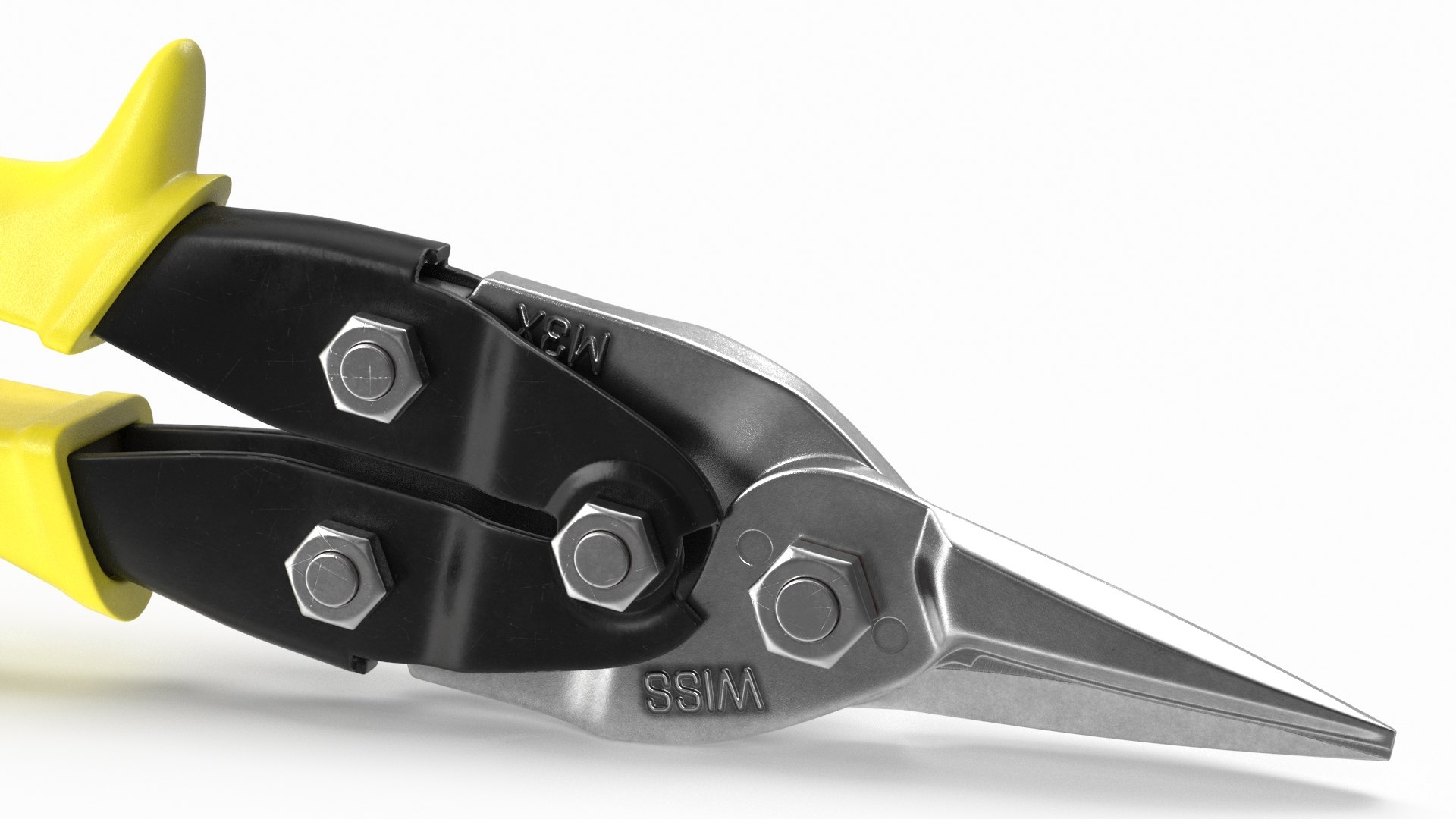 Metal Scissors Wiss Yellow 3D - TurboSquid 2236640