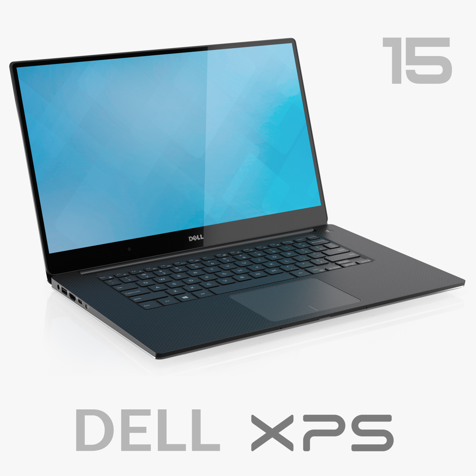 DELL XPS 15 9560 Notebook 2018 Model 3D - TurboSquid 1243188