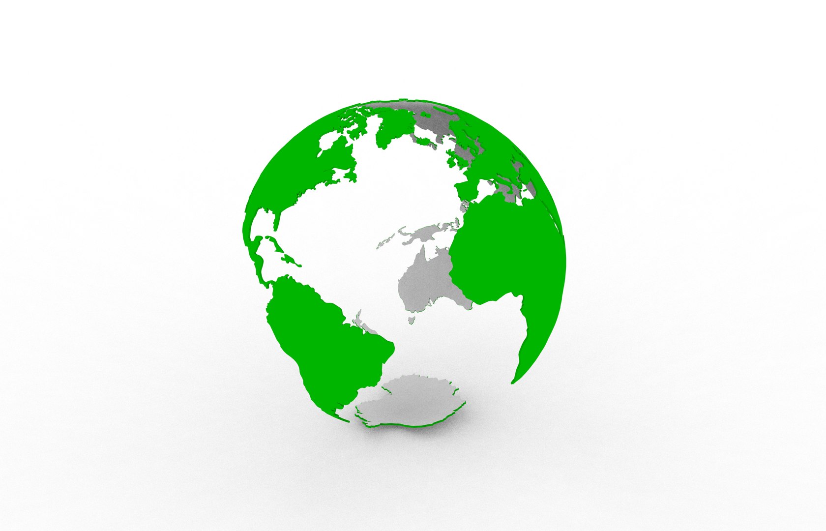 Earth Continents 3D Model - TurboSquid 2230169