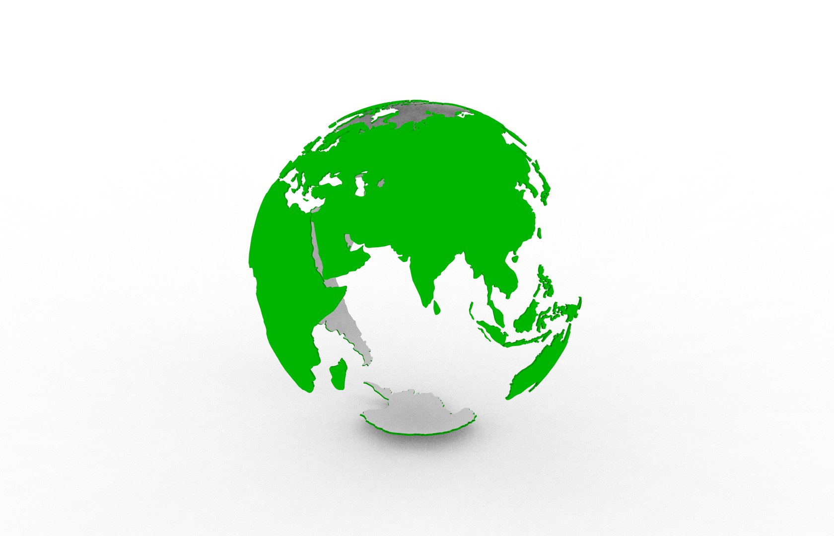 Earth Continents 3D Model - TurboSquid 2230169