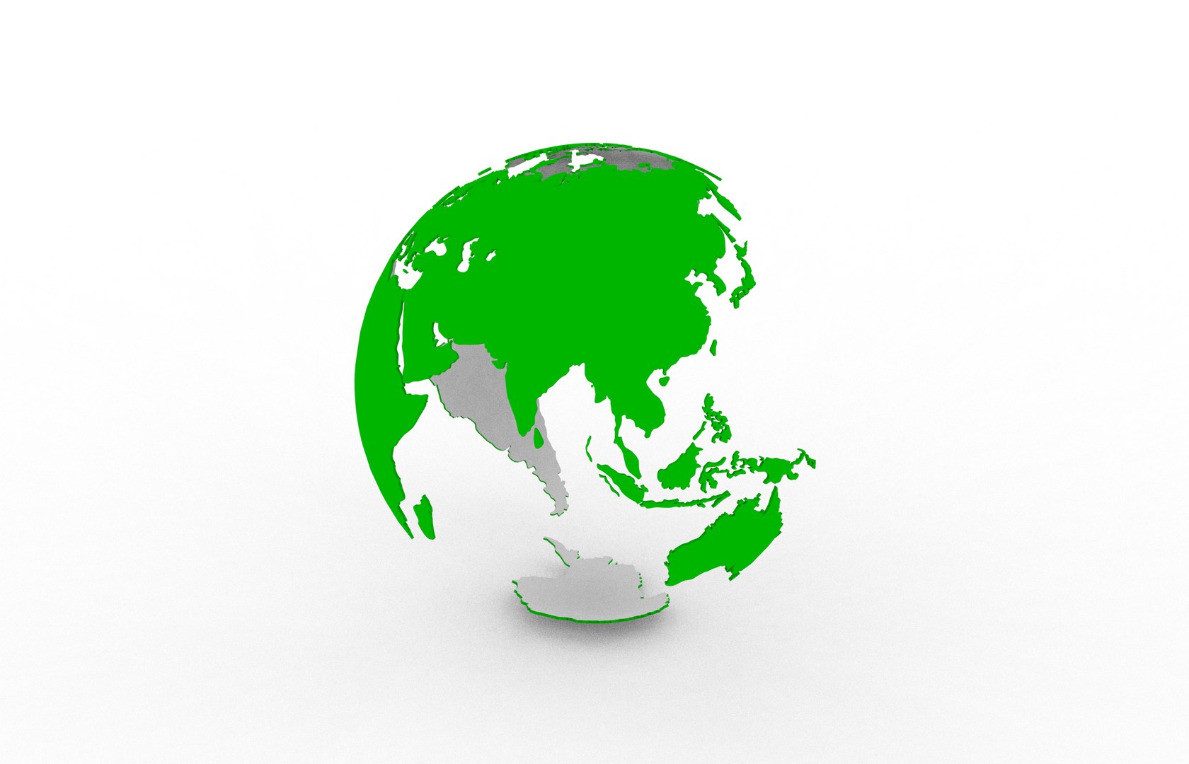 Earth Continents 3D Model - TurboSquid 2230169