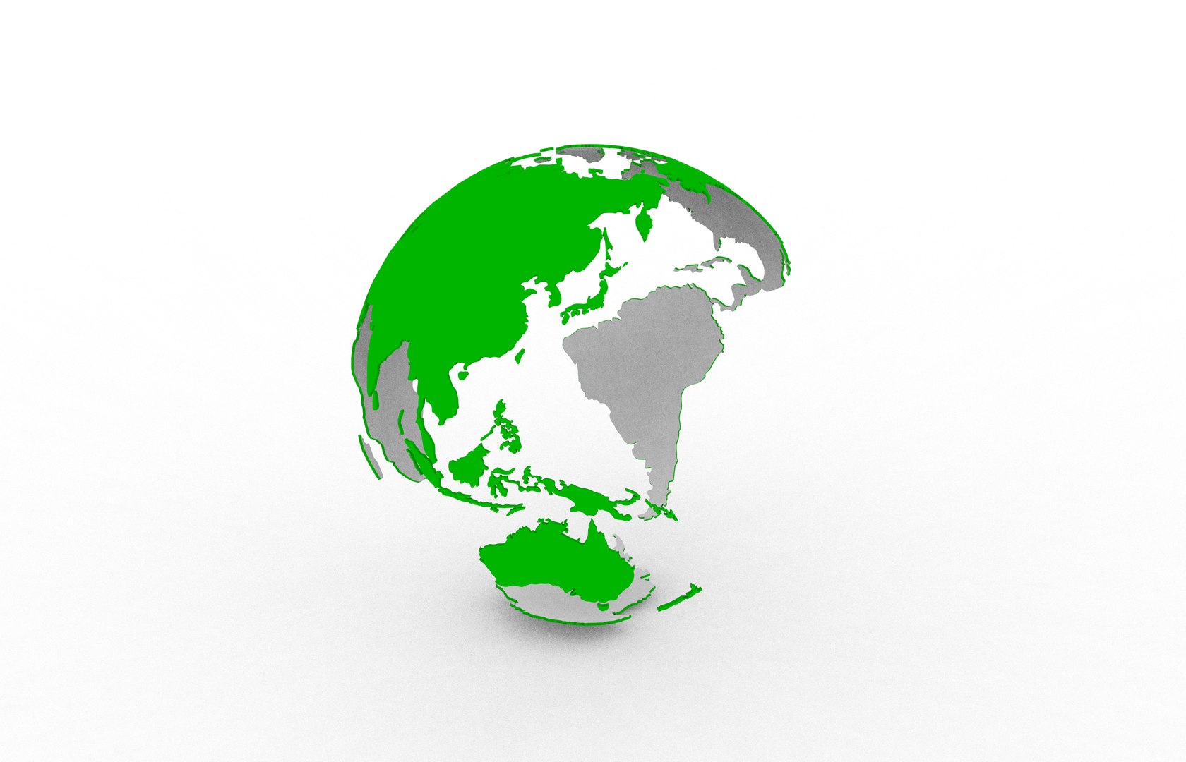 Earth Continents 3D Model - TurboSquid 2230169