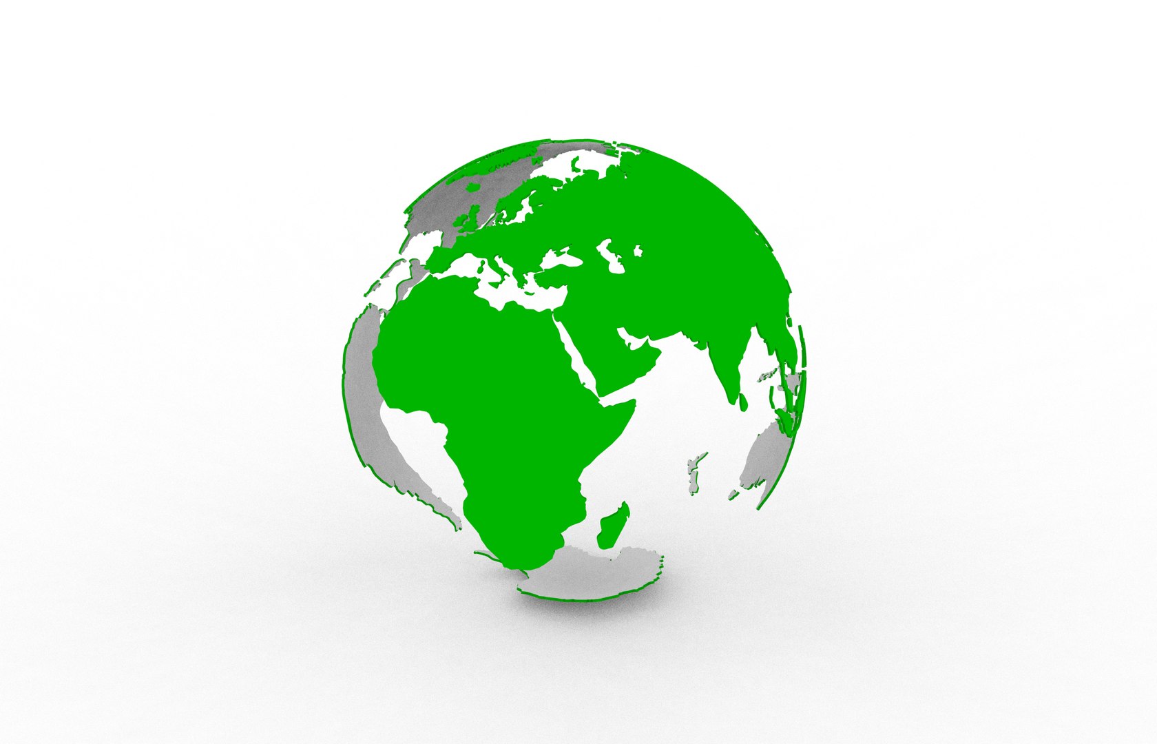 Earth Continents 3D Model - TurboSquid 2230169