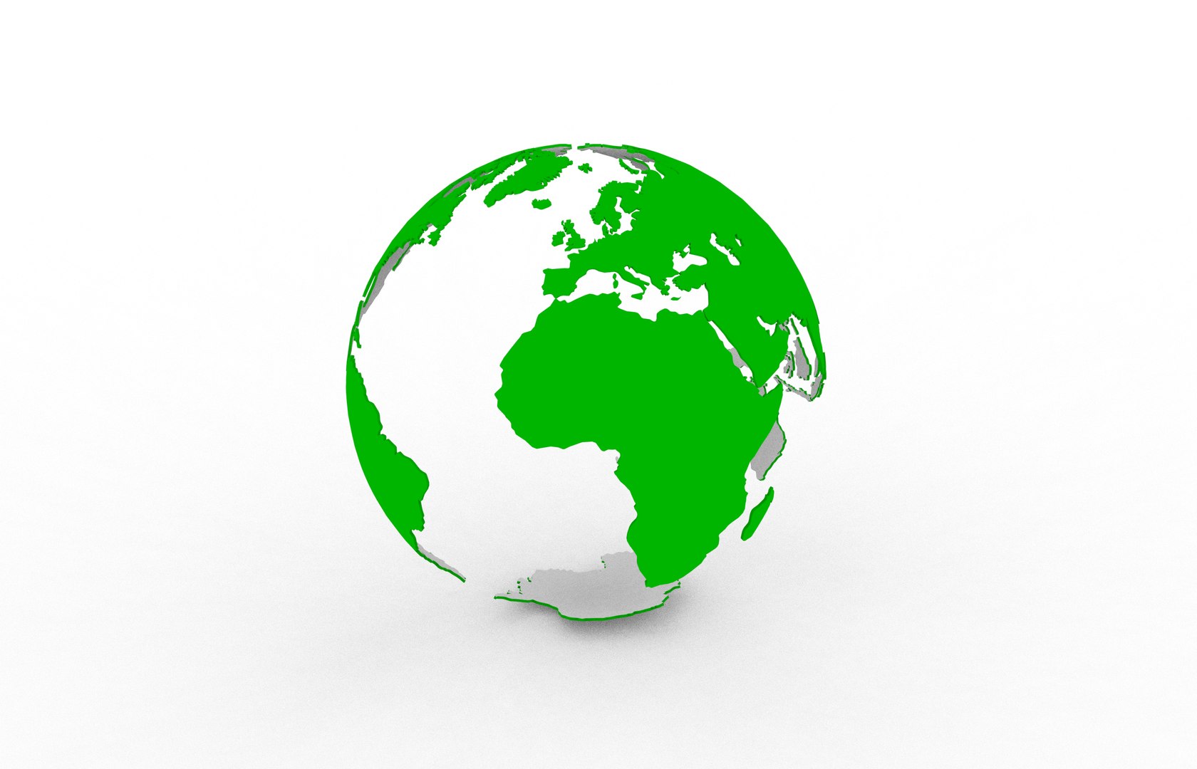 Earth Continents 3D Model - TurboSquid 2230169