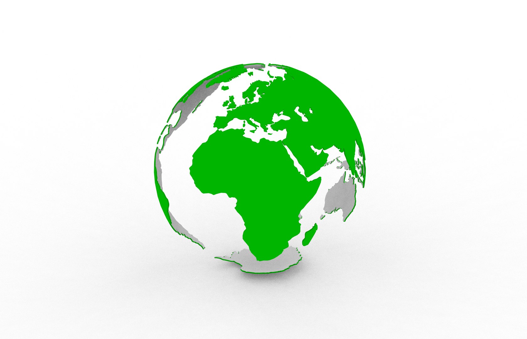 Earth Continents 3D Model - TurboSquid 2230169