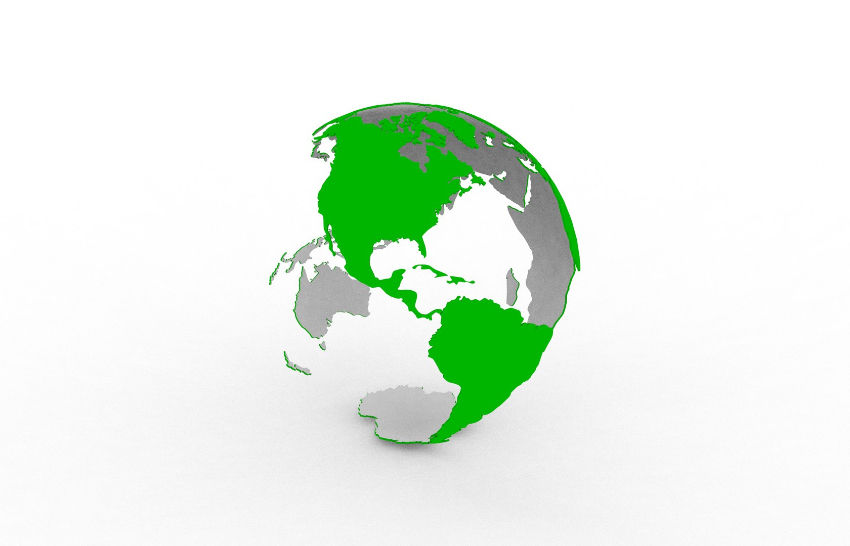 Earth Continents 3D Model - TurboSquid 2230169