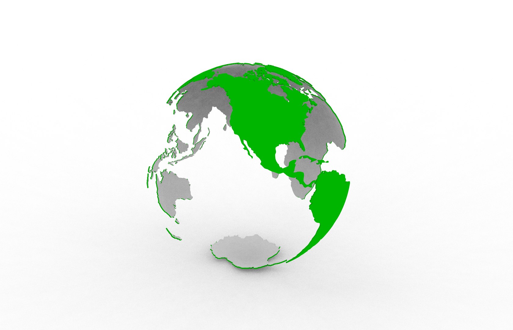 Earth Continents 3D Model - TurboSquid 2230169