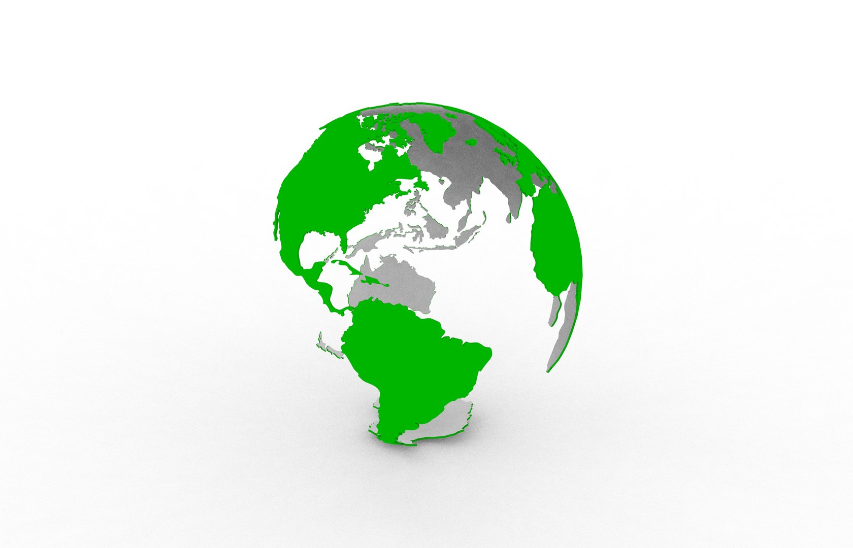 Earth Continents 3D Model - TurboSquid 2230169