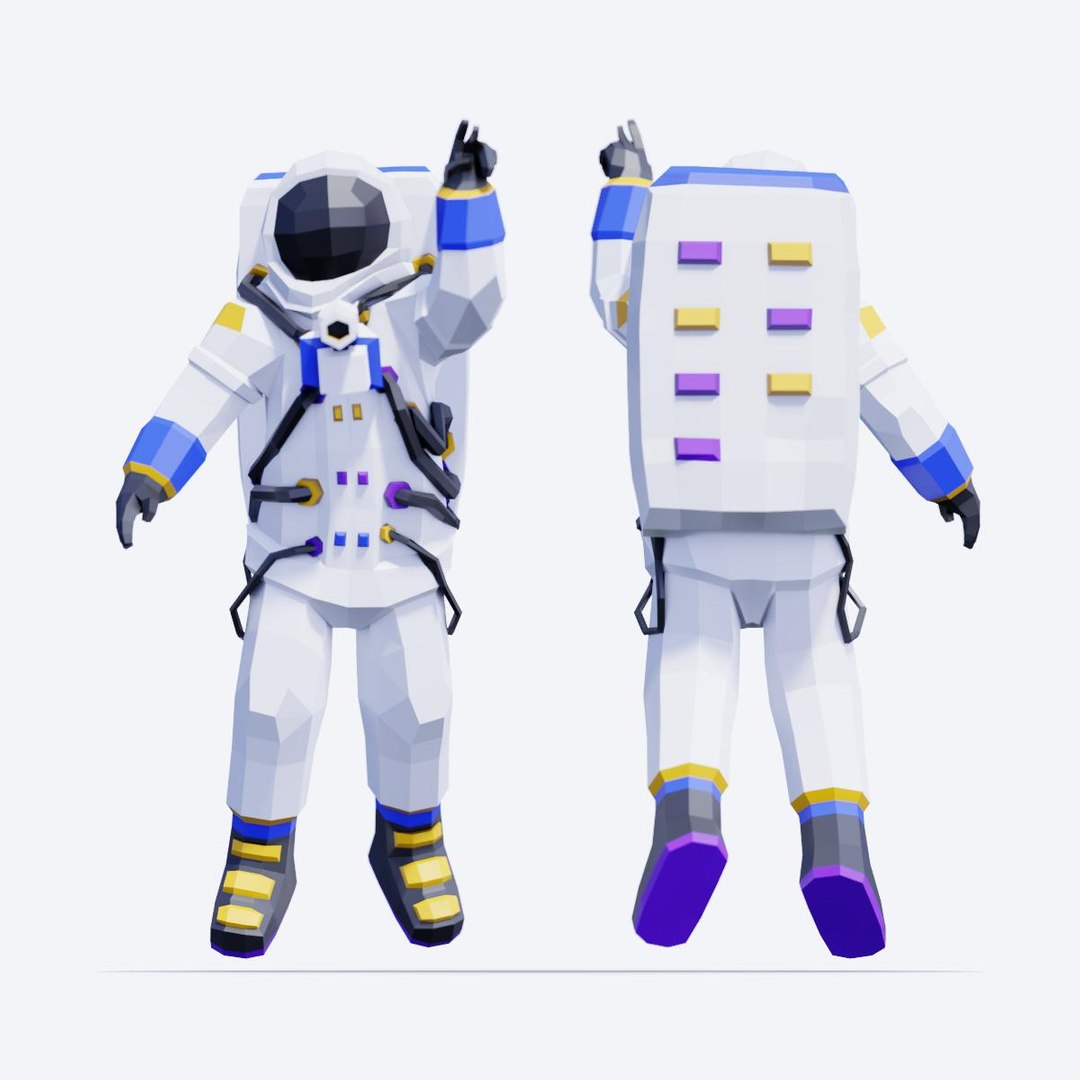 Astronauts Pack - Rigged And Animated 3D - TurboSquid 2086119