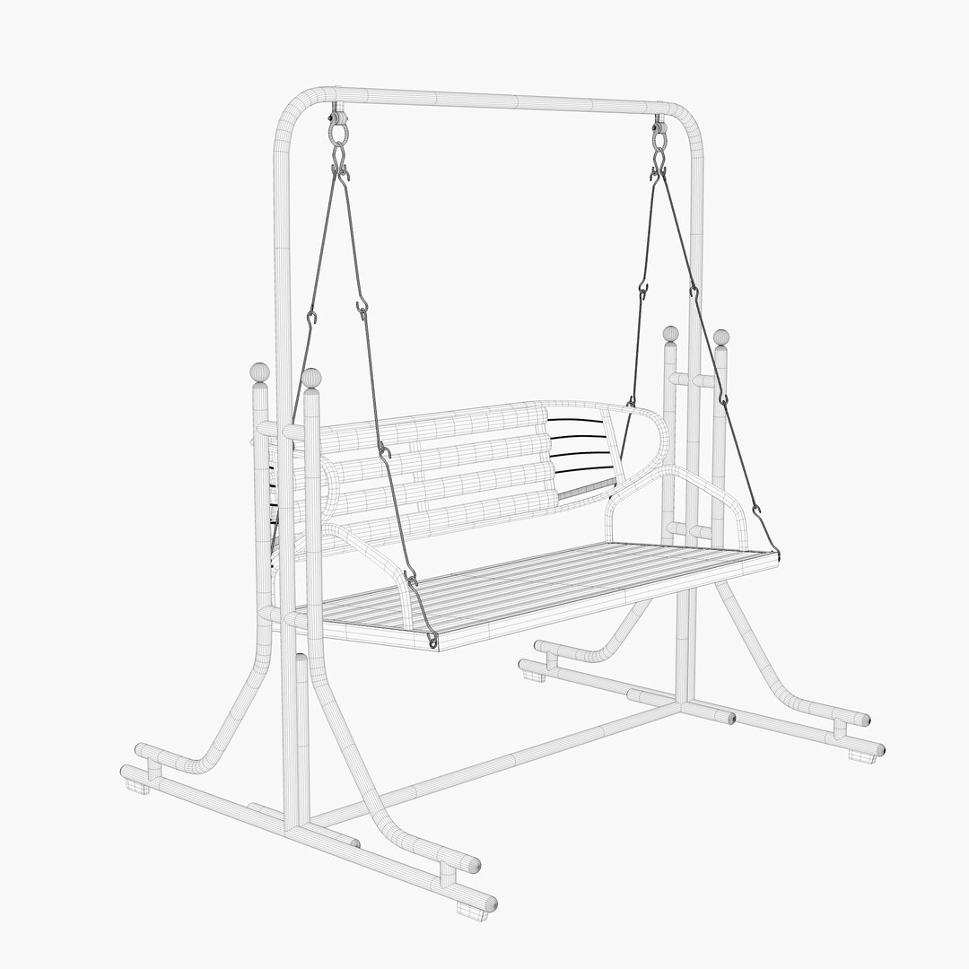 3D Swing made from Steel - TurboSquid 1994140